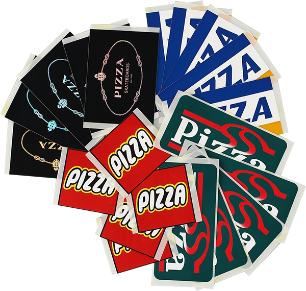 PIZZA STICKER PACK#1 20/PACK DECALS